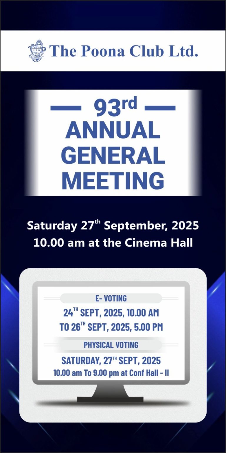 Home - The Poona Club Ltd