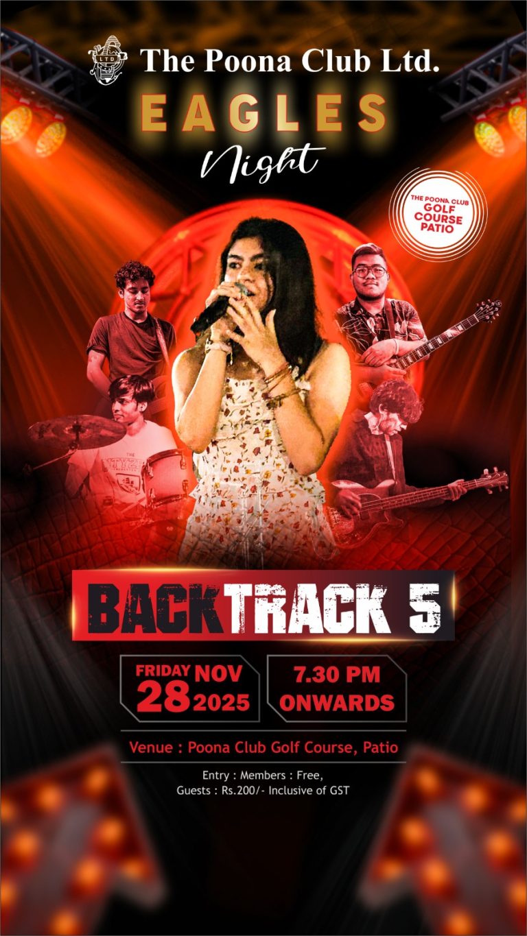 Eagles Night on 28th Nov 2025 7.30PM at Poona Club Golf Course, Patio ...